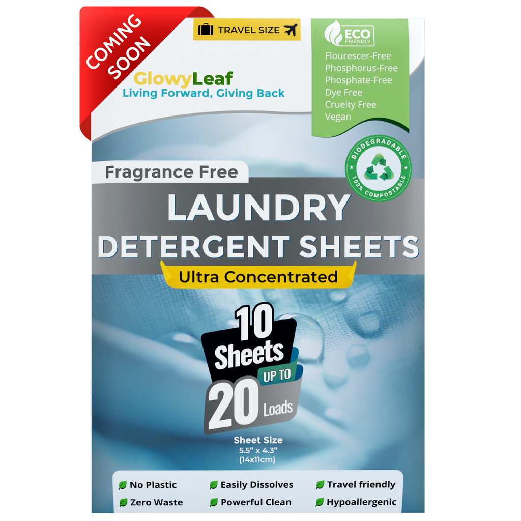 Eco-Friendly Laundry Sheets - Fragrance Free & Fresh Linen – GlowyLeaf